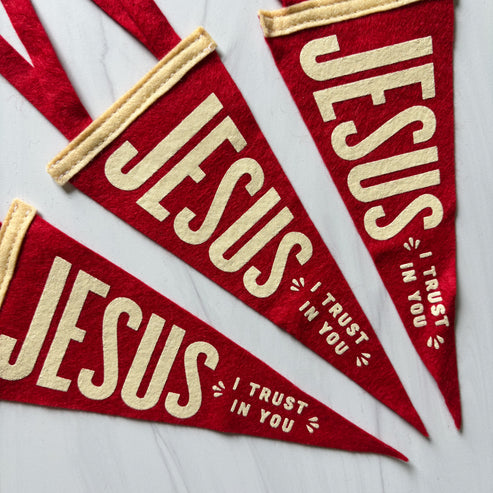 Handmade Mini Felt Pennants – Providential Co.