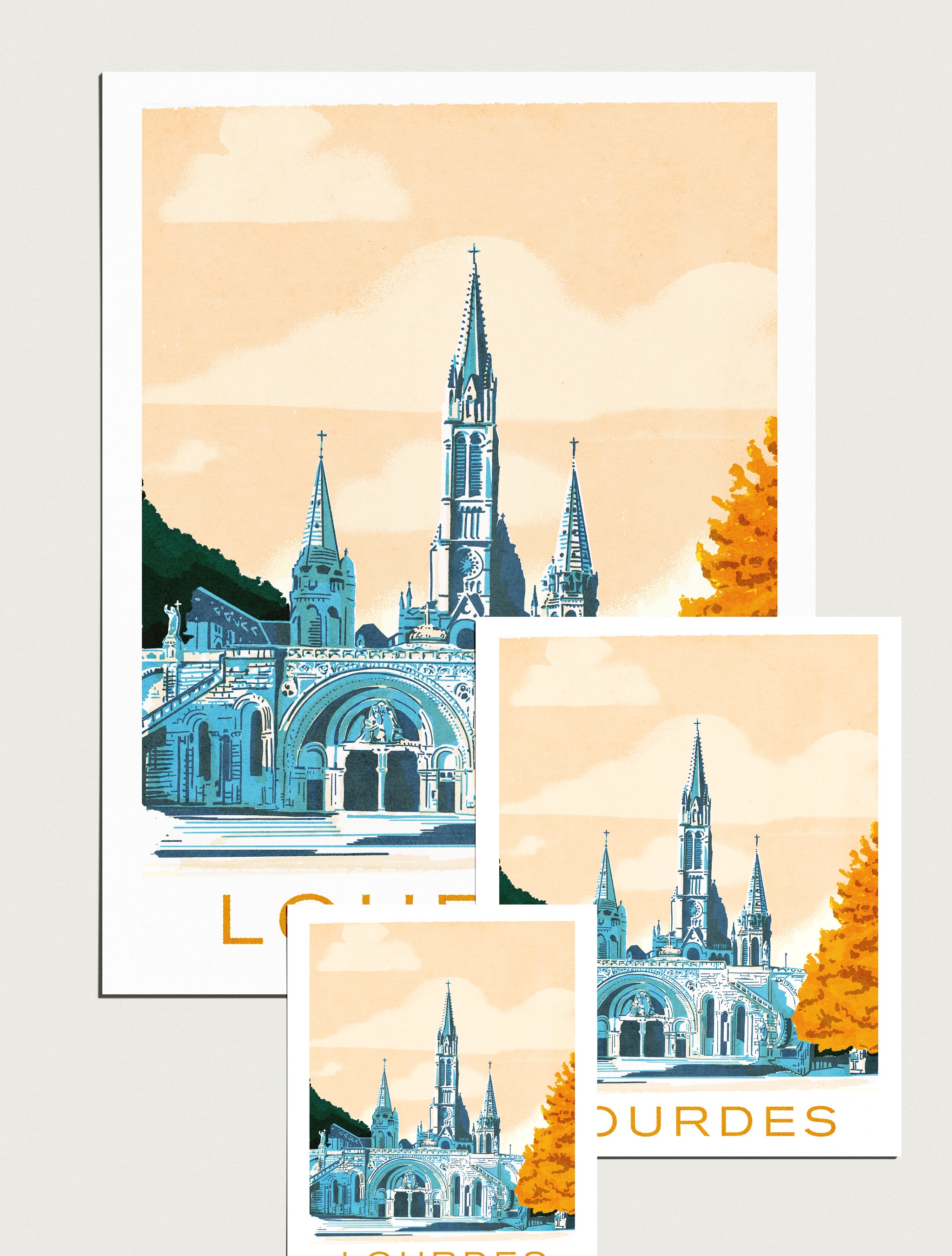 Print: Pilgrimage to Lourdes – Providential Co.